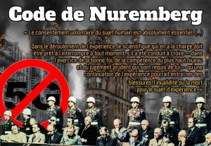 Q INFOS – Le «code de Nuremberg» est une liste de dix critères…